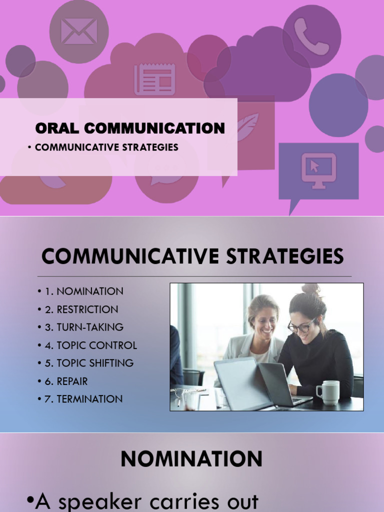 Oral Com q2 w1 Communicative Strategies | PDF | Nonverbal Communication | Human Communication
