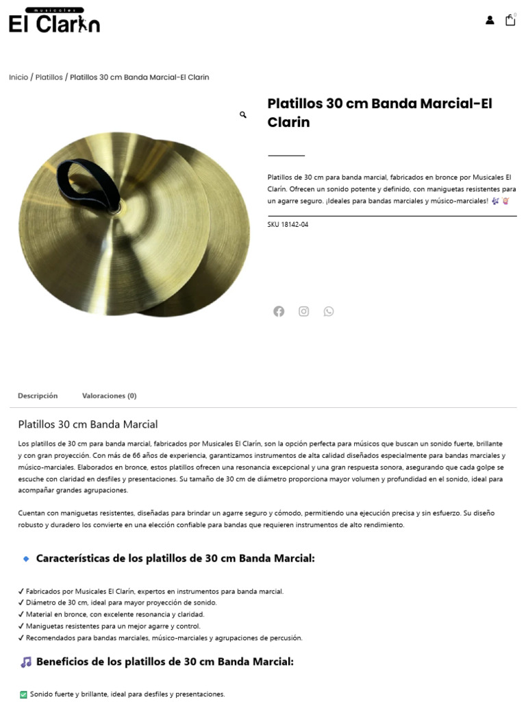 Item 203 Ficha Tecnica Platillos | PDF | Sonido