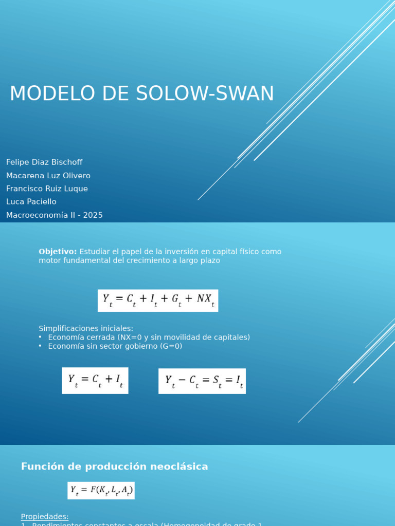 Modelo de Solow-swan[79] | PDF | Crecimiento económico | Macroeconómica