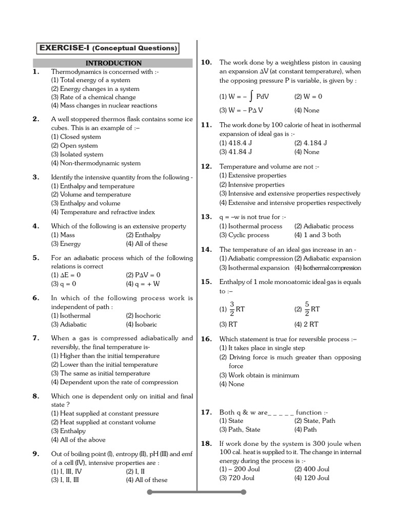 Thermodynamics | PDF | Enthalpy | Heat