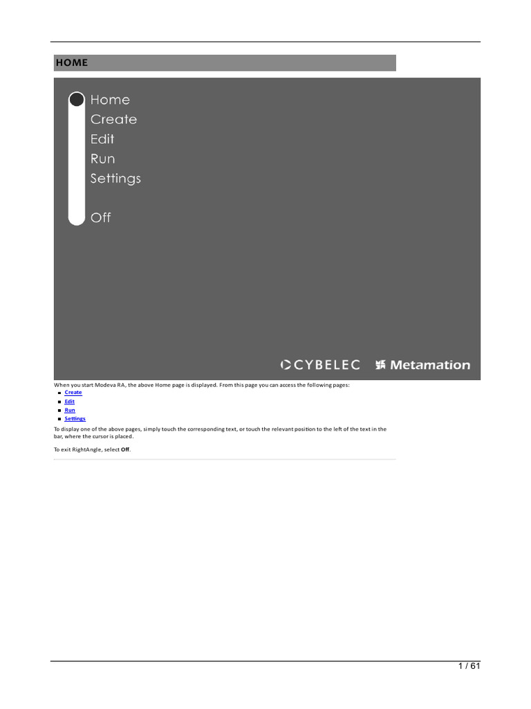 Cybelec Modeva RA User Manual | PDF | 3 D Computer Graphics | Extrusion
