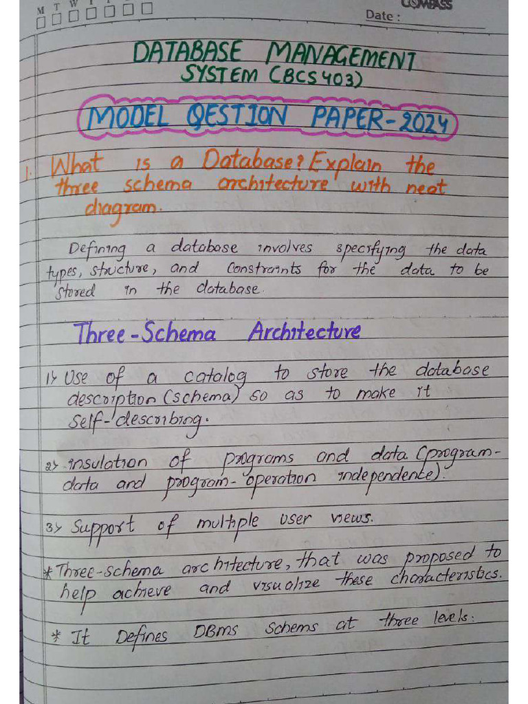 DBMS Short 1 Merged | PDF