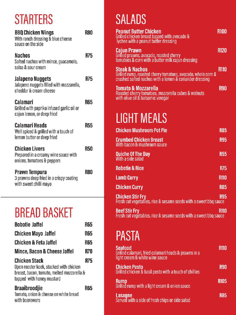 1855 Menu | PDF