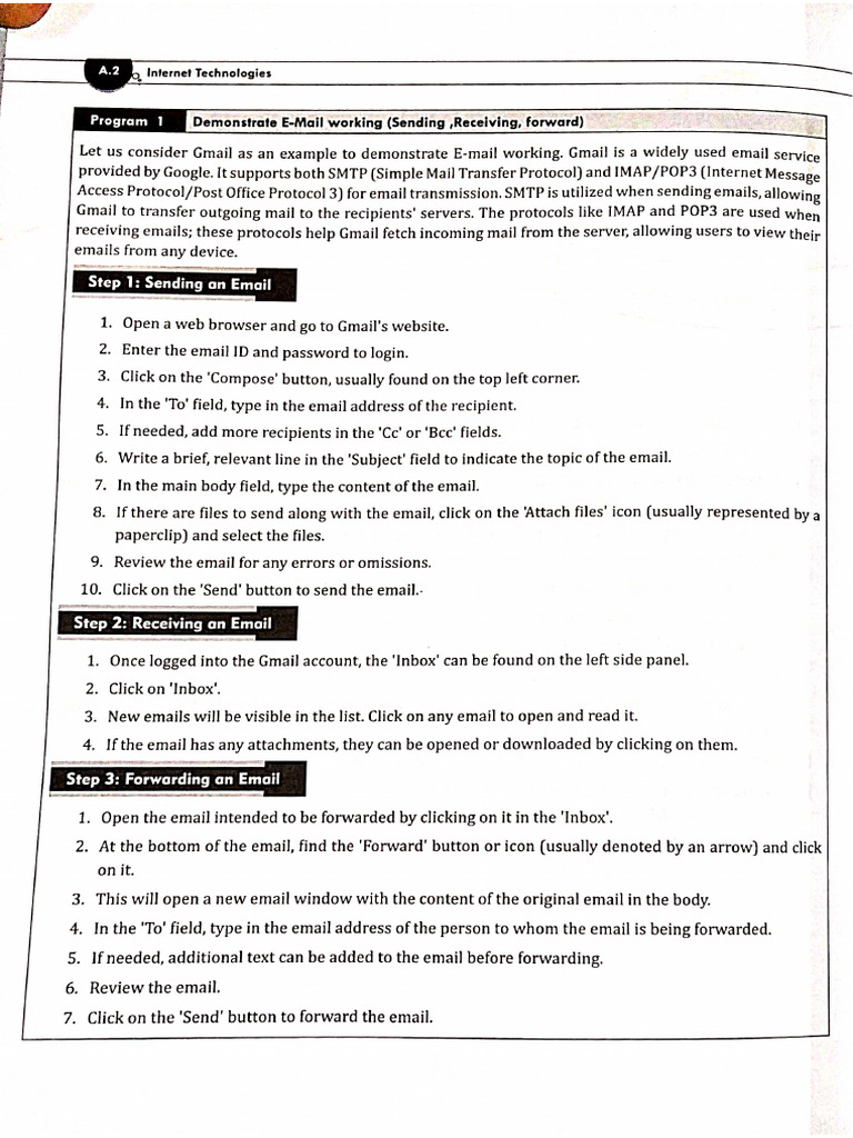 Internet Technology Skyward-1 | PDF