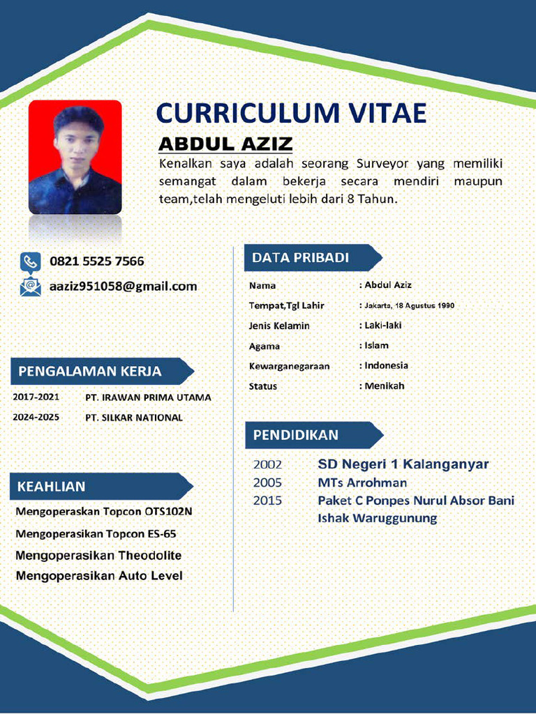 Berkas Lamaran Ajid | PDF