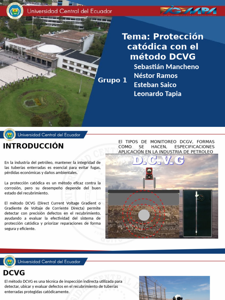 Protección Catódica Con El Método DCVG | PDF | Corriente eléctrica | voltaje