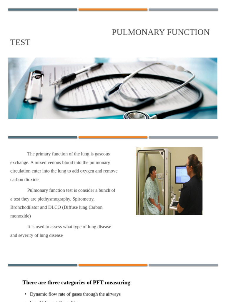 Pulmonary Function Testing Overview | PDF | Lung | Respiratory Diseases
