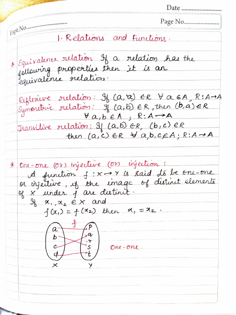 Maths Record Class 12 Cbse 2025-26 | PDF