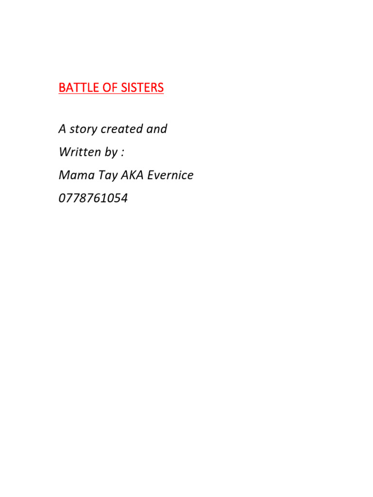Battle of Sisters | PDF
