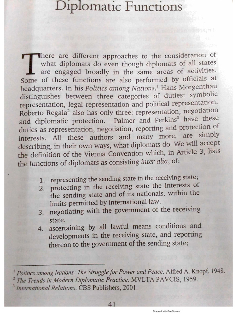 Diplomatic & Consular Functions | PDF