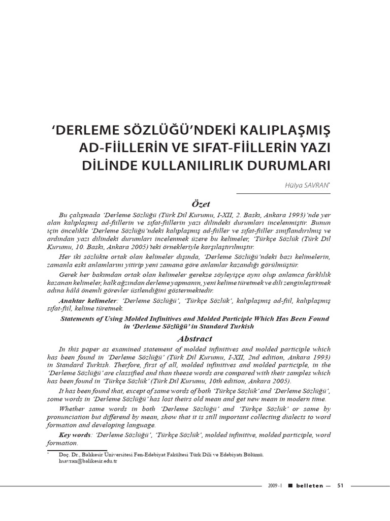 Derleme S ZL Ndek Kalipla Mi Ad-F Ller N Ve Sifat-F Ller N Yazi D L Nde Kullanilirlik Durumlari ...