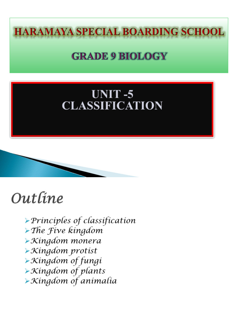 Five Kingdoms of Life Classification | PDF | Taxonomy (Biology) | Fungus