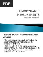 Normal Hemodynamic Parameters Overview | PDF | Blood Pressure | Diastole