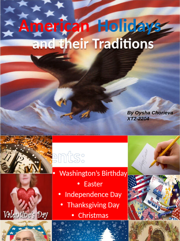 American-Holidays and Traditions | PDF | Christmas | Valentine's Day