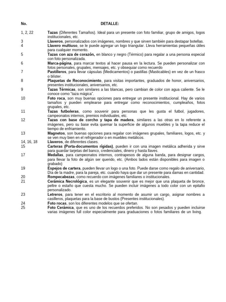 Descripcion Del Collage | PDF