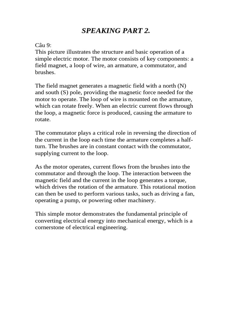 Speaking Part 2 | PDF