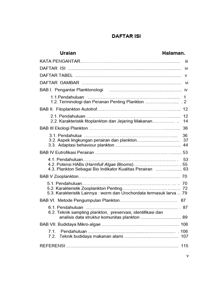 Daftar Isi Tabel Gambar | PDF