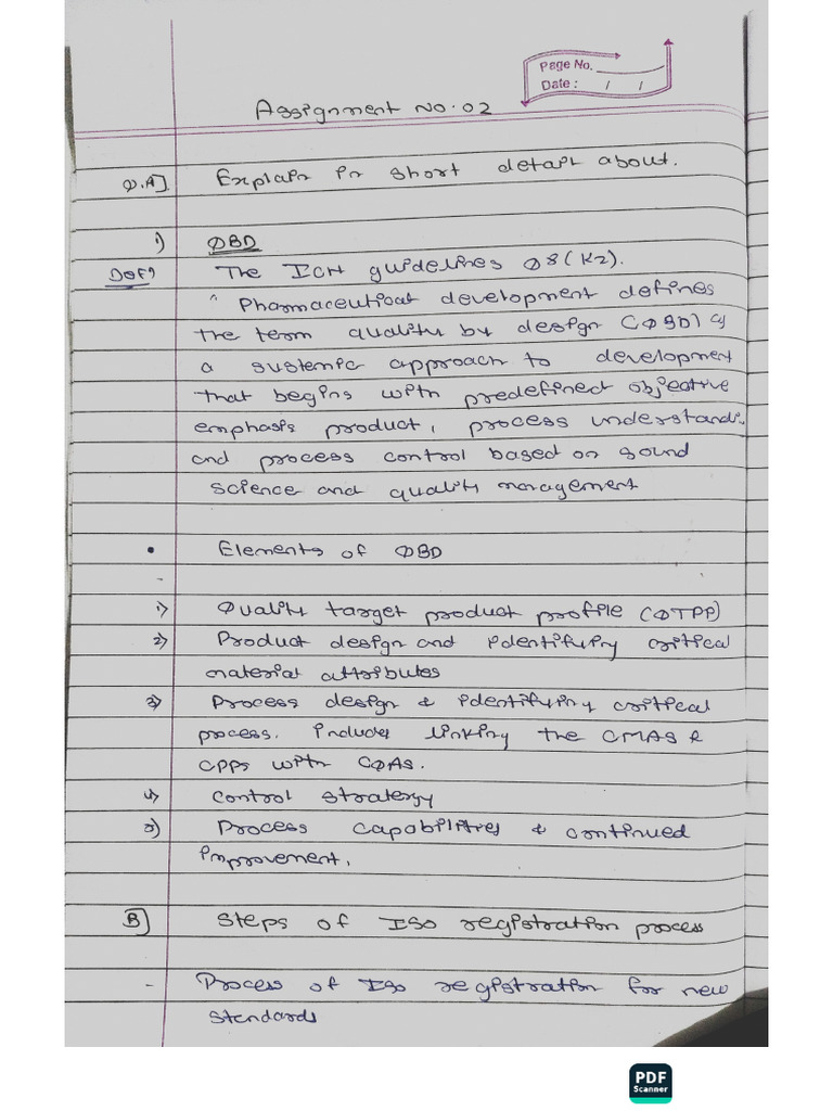 QA Ass.2 Quality Assurance Assignment 6th | PDF