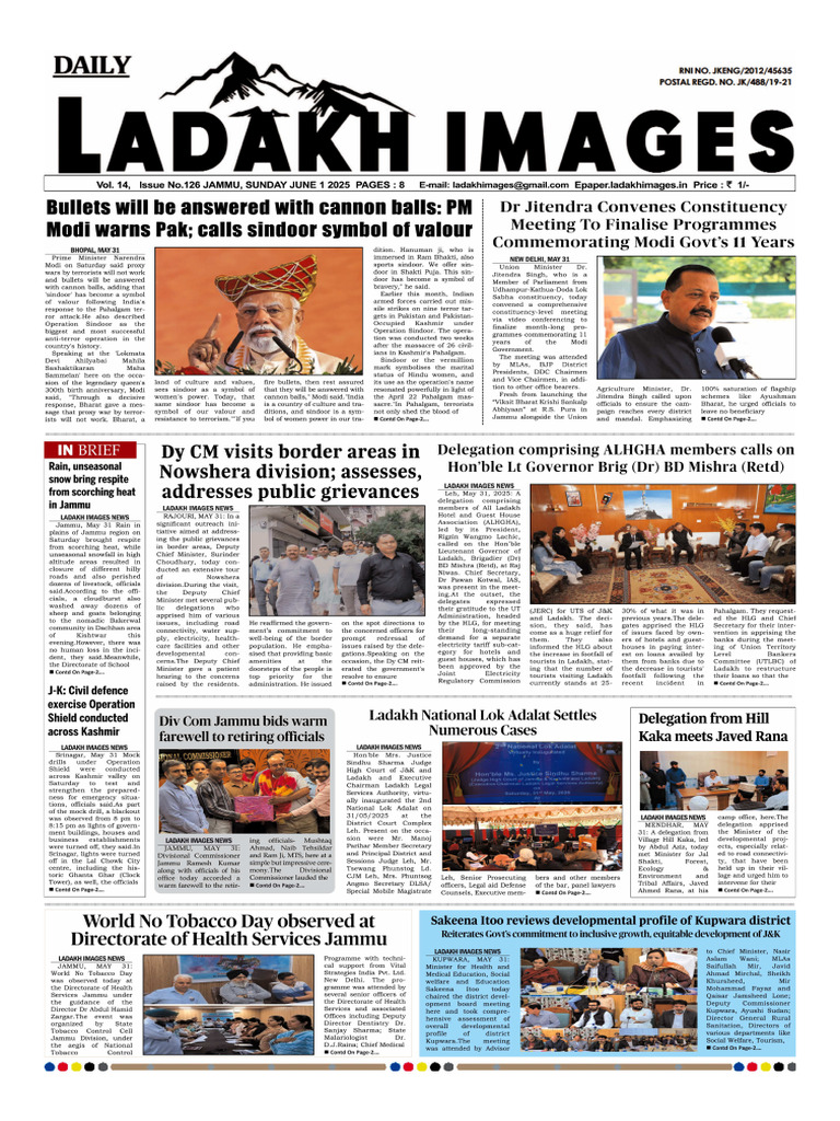 Ladakh Images 1 June 2025.Qxd | PDF | Poverty | Poverty & Homelessness