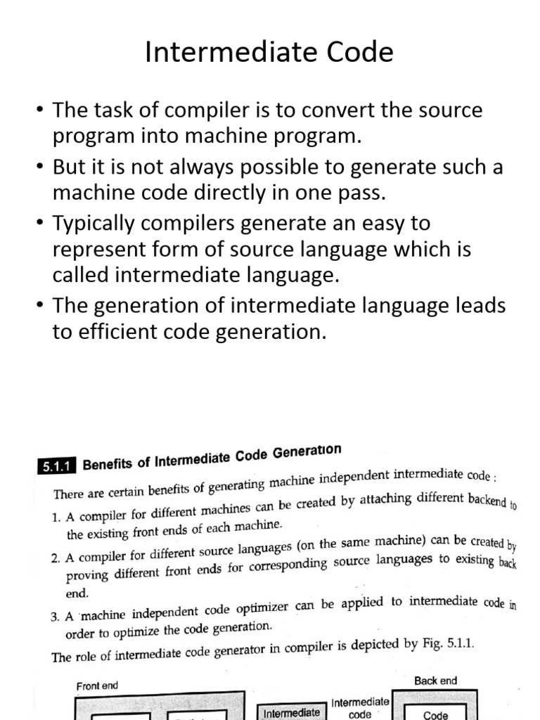 Understanding Intermediate Code in Compilers | PDF | Computing ...