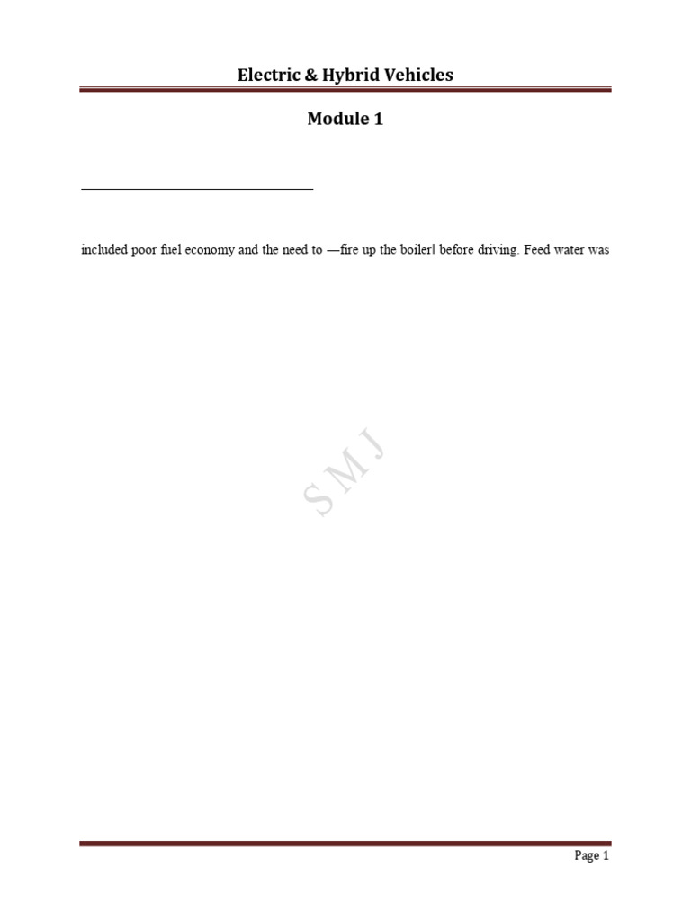Introduction About Hybrid Vehicle | PDF | Electric Vehicle | Hybrid ...