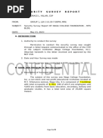 Sample Format of Security Survey and Inspection Report | PDF ...