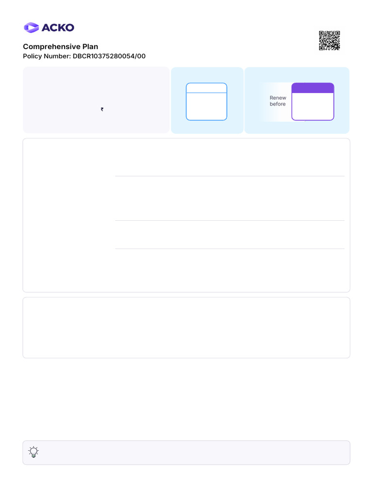 Acko 20250522 | PDF | Insurance | Motorcycle