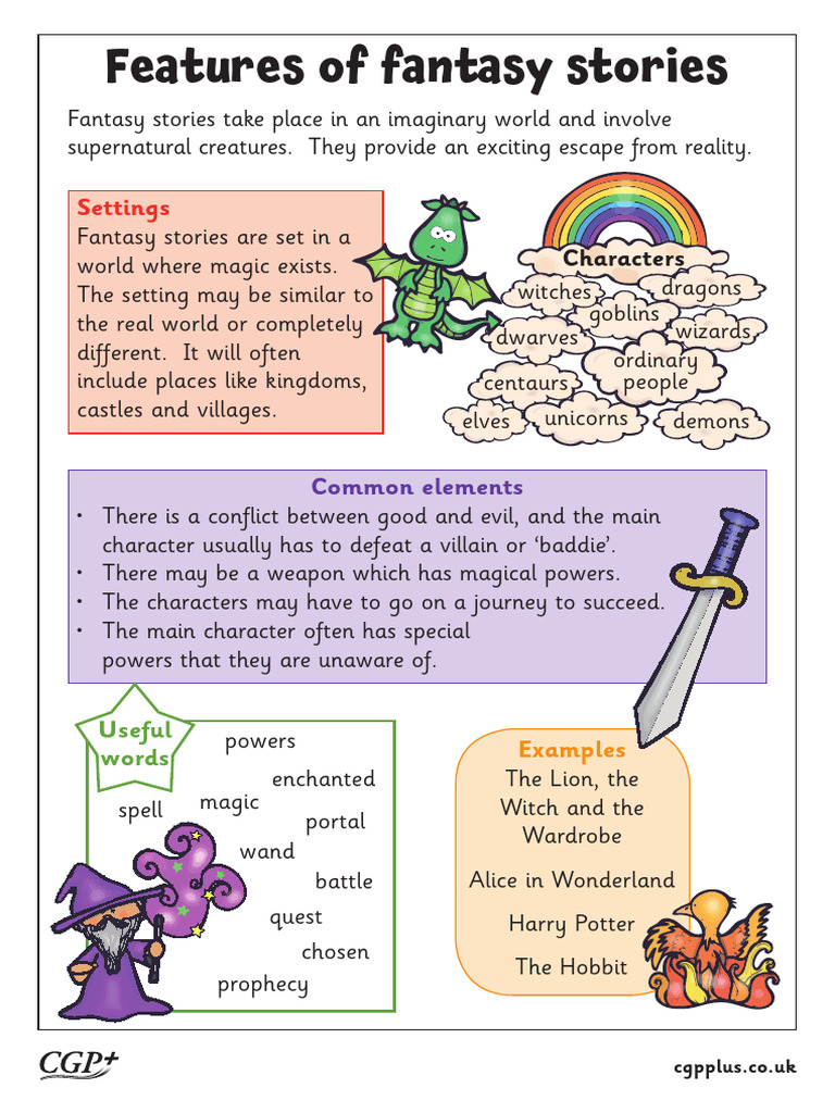 Characteristics of Fantasy Stories | PDF