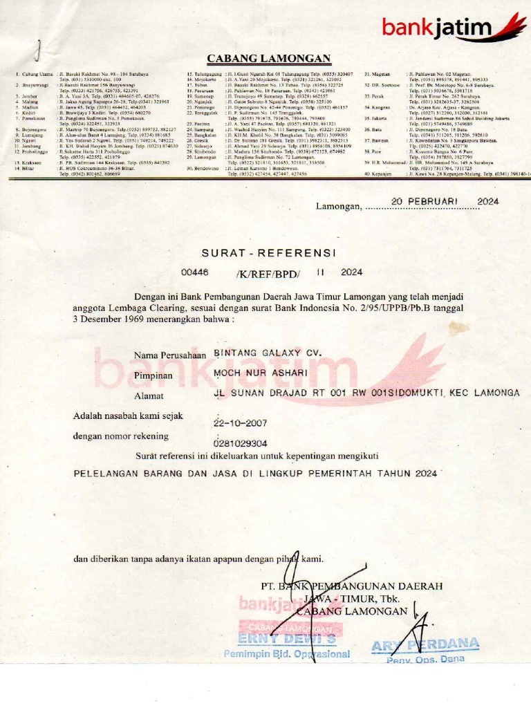 Refrensi Bank Bintang Galaxy 2024jsjjak | PDF