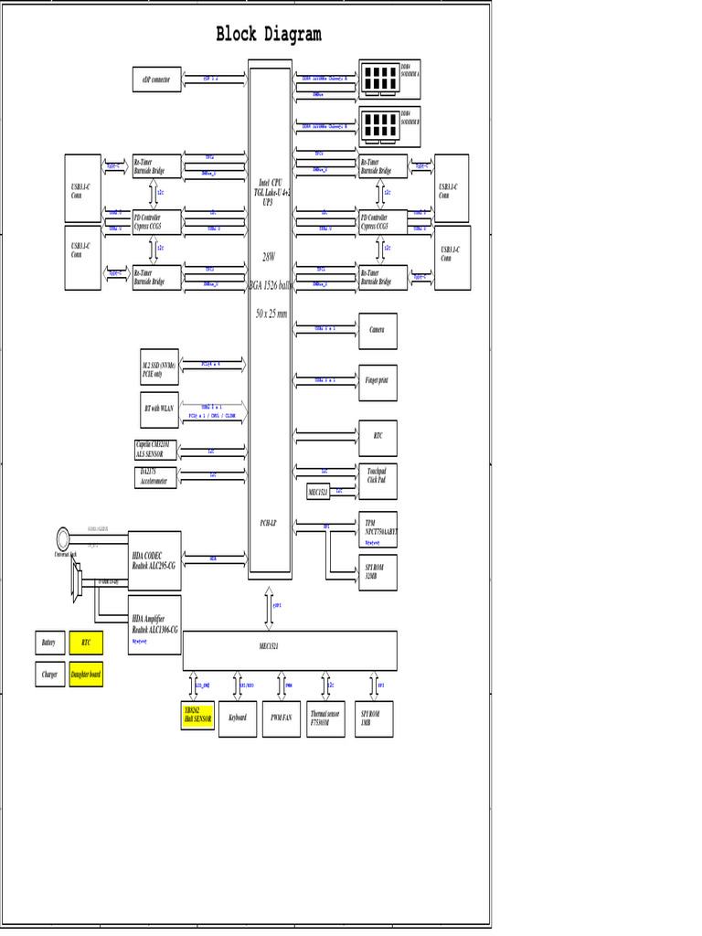 Mainboard Interfaces Schematic 11th Gen | PDF | Usb | Computer Science