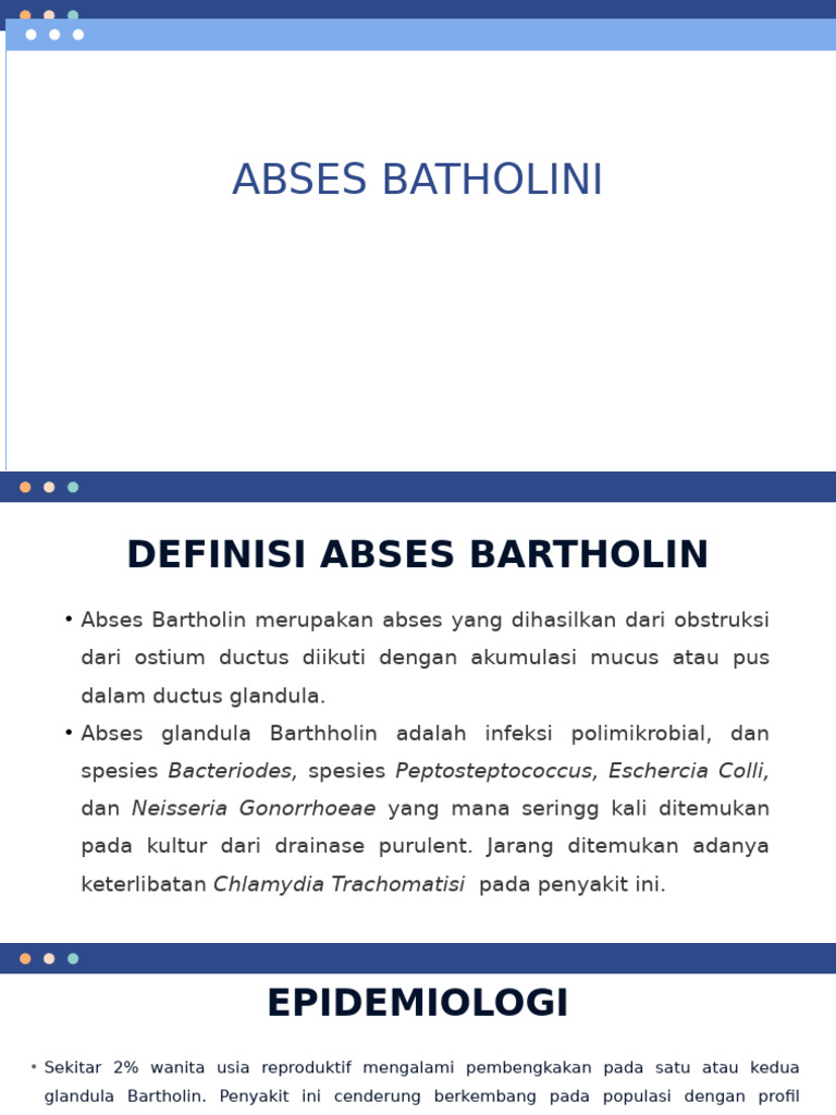Abses Bartholin | PDF