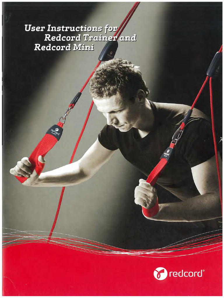 Redcord Instructions Trainer and Mini Opt R | PDF