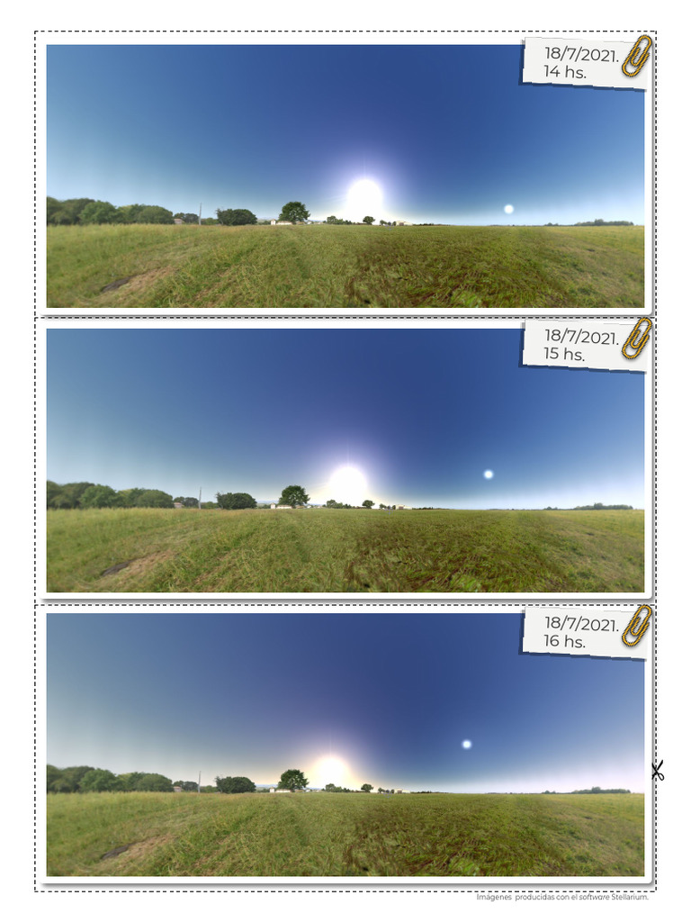 La Luna A Lo Largo Del Día | PDF