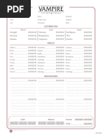 VTM V5 - Character Sheet | PDF
