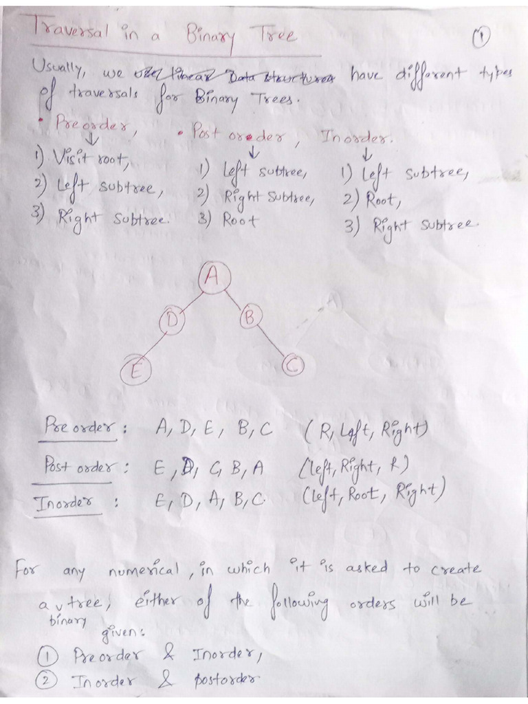 Traversal in BST | PDF