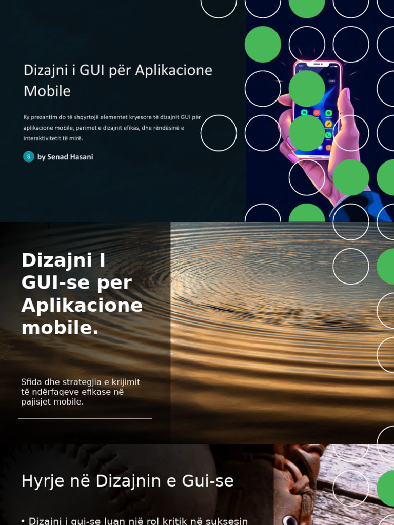 Dizajni I GUI-se Per Aplikacione Mobile | PDF