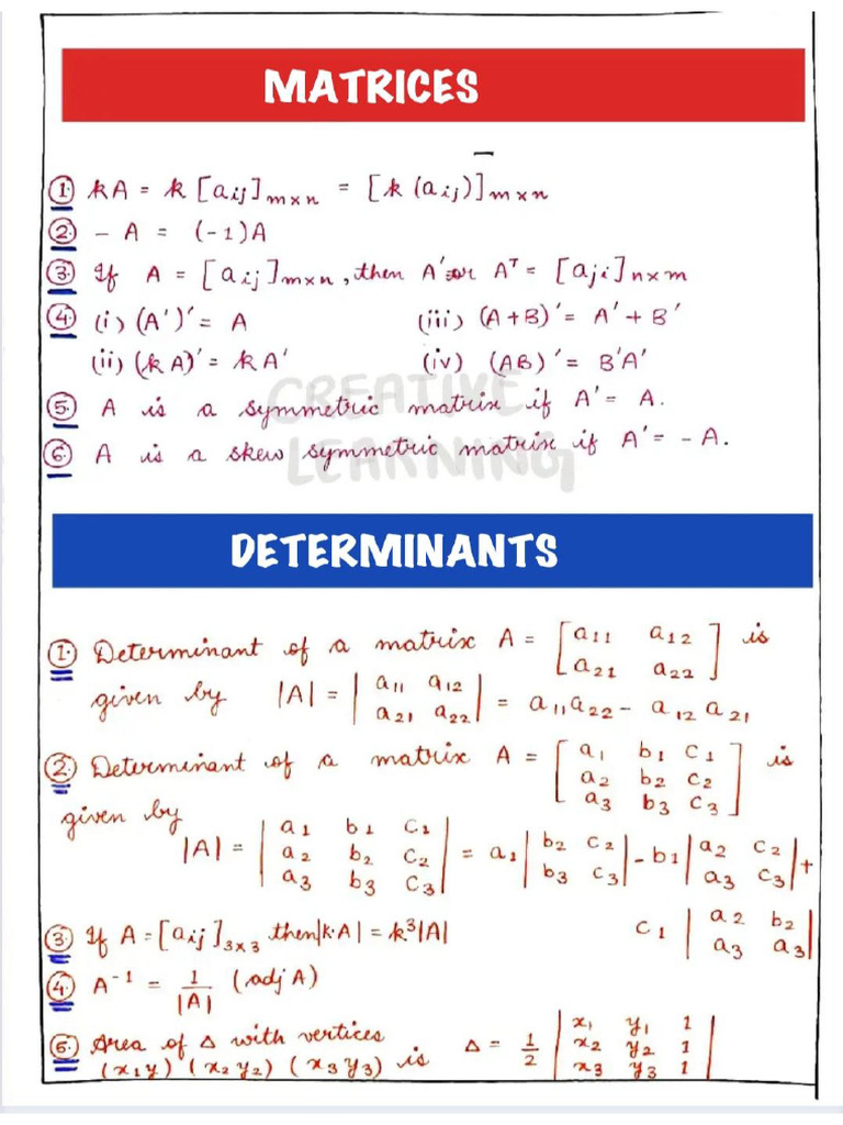 Maths All Formula | PDF