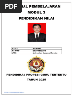 Jurnal MODUL 2 PPG 2025 Pendidikan Nilai | PDF