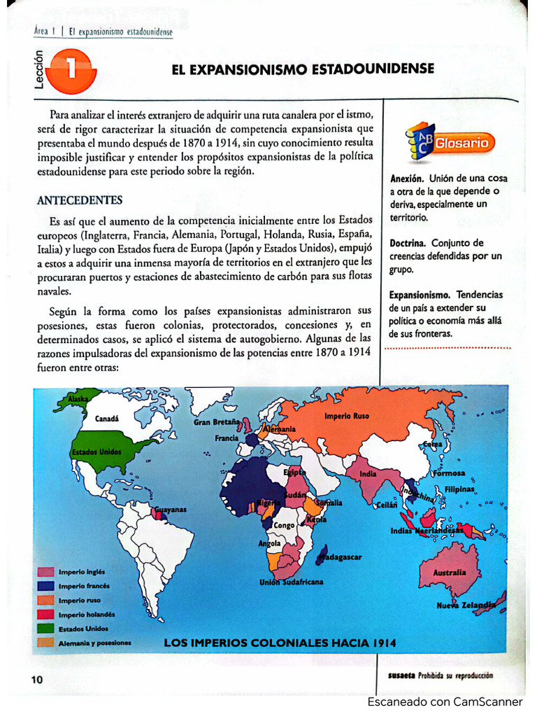 Texto Del Expansionismo Estadounidense | PDF