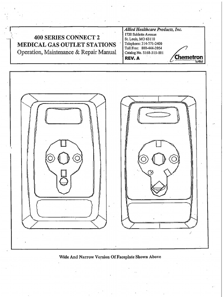 Chemetron 400 Connect2 Operation and Maintenance | PDF | Valve | Oxide