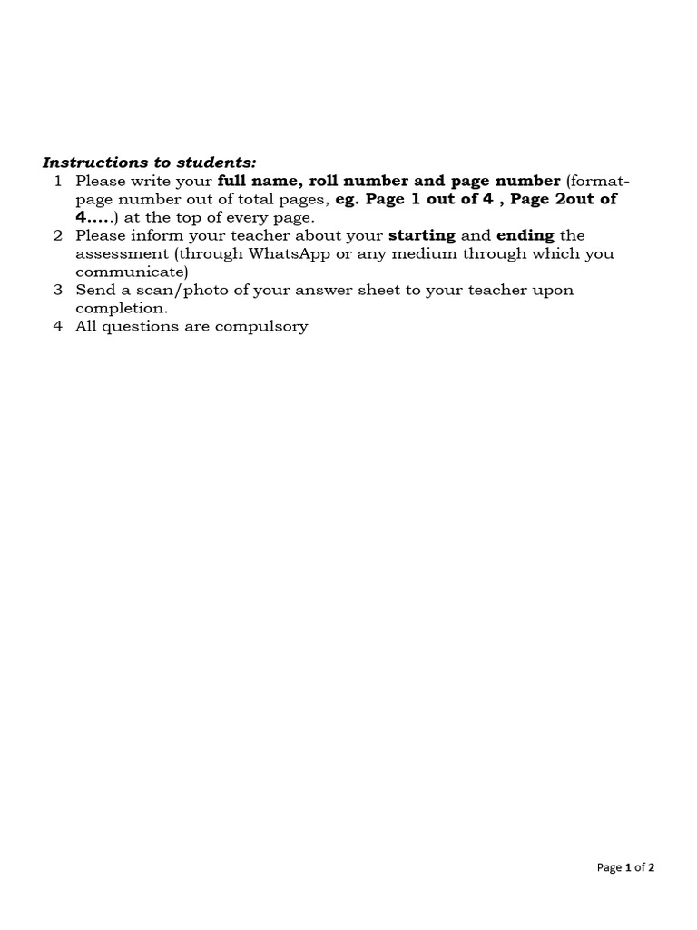 CS - 10th Sample Paper 1st Term | PDF | Microsoft Word | Computing