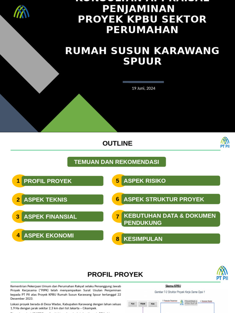 Penilaian Dokumen Proyek Kpbu Rusun | PDF