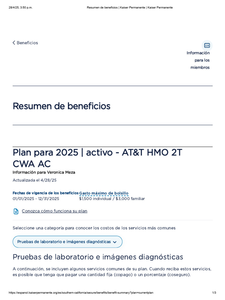 Kaiser Permanente-Plan 2025 | PDF | Enfermedades y trastornos ...