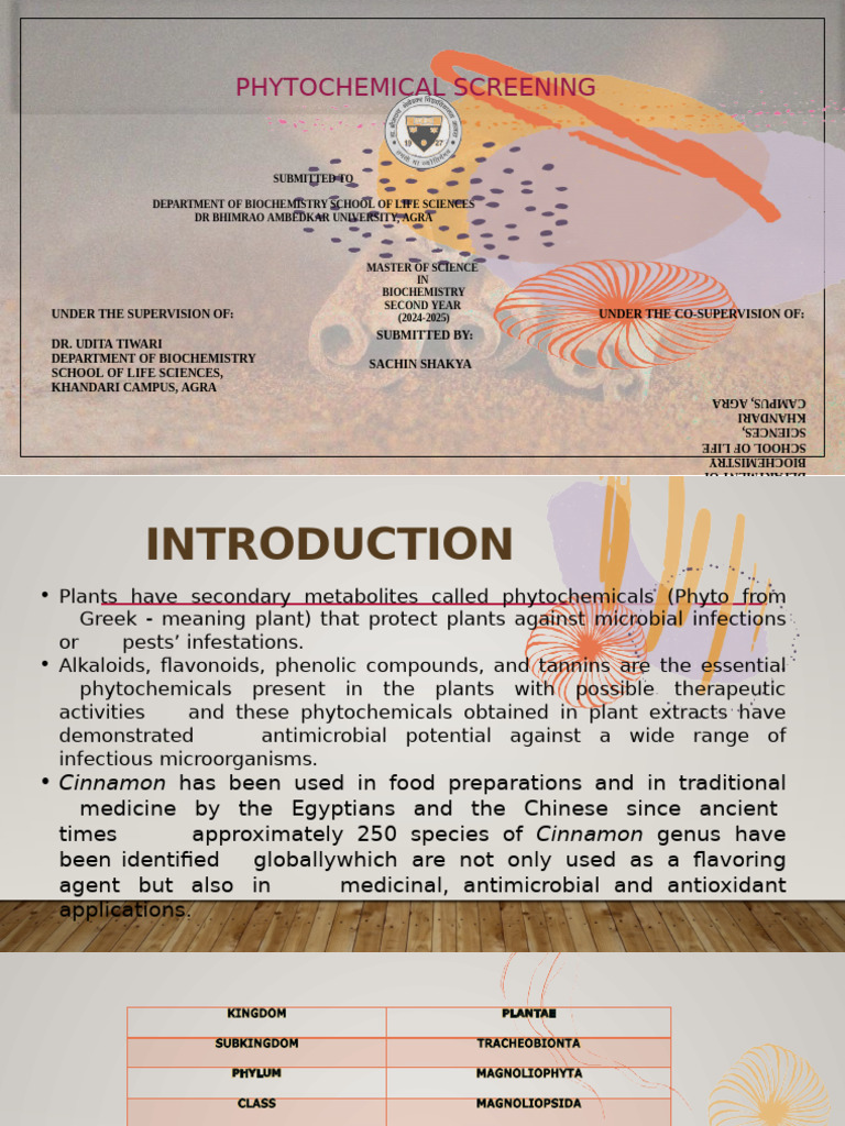 Mansi Second Year Project | PDF | Cinnamon | Antimicrobial