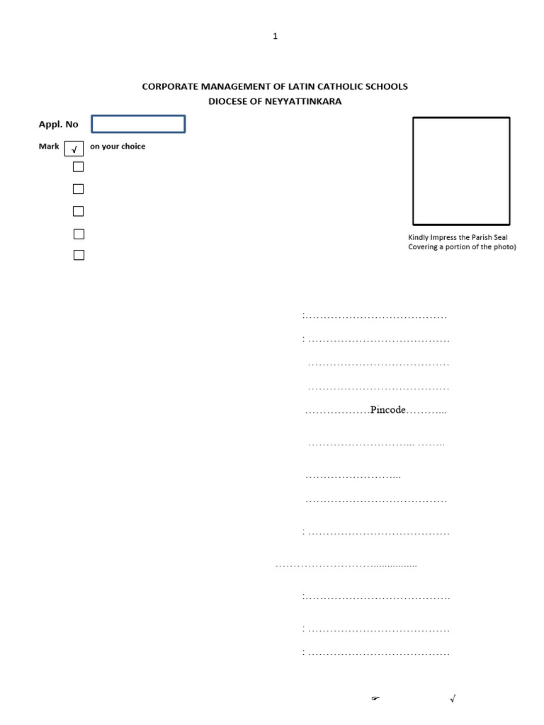 School Teacher Application Form | PDF