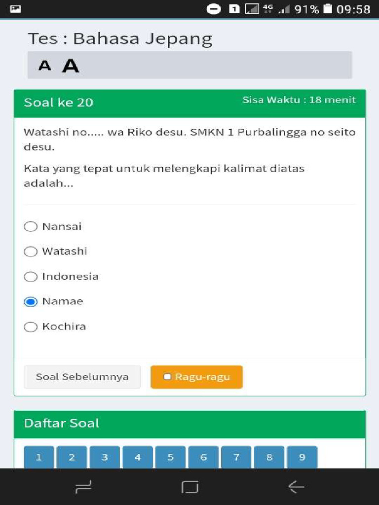 B. Jepang (PTS1) | PDF