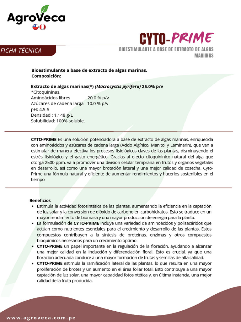 Cyto Prime FT | PDF | Plantas | Polisacárido