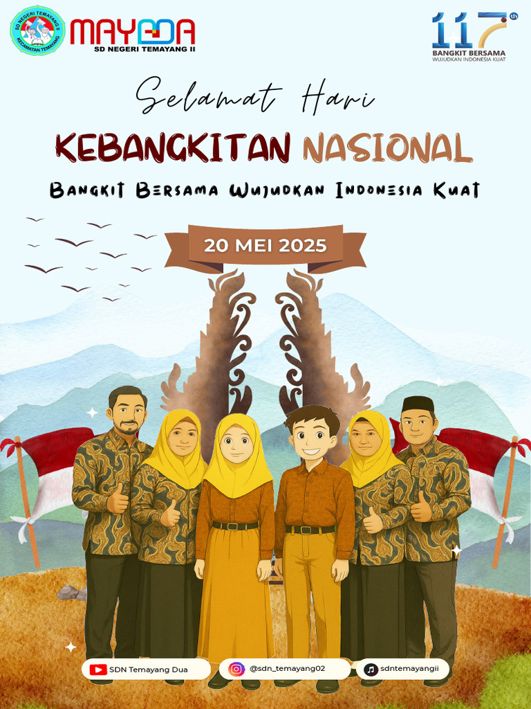Salinan Dari Coklat Ilustratif Kreatif Ucapan Selamat Hari Kebangkitan ...