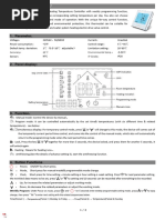HTC-1 Clock-Humidity & Temperature Digital LCD Instructions | PDF