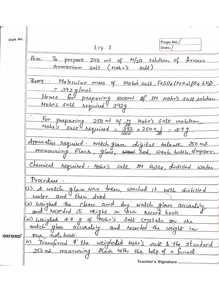 Chemistry Exp 1-3 - 250502 - 171859 | PDF